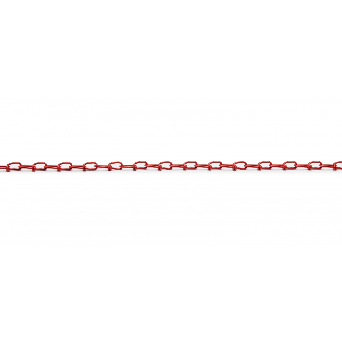 #3 Double Loop Chain, Red Powder Coat, 150 ft. Reel, 90 lbs. WLL, FREE ...