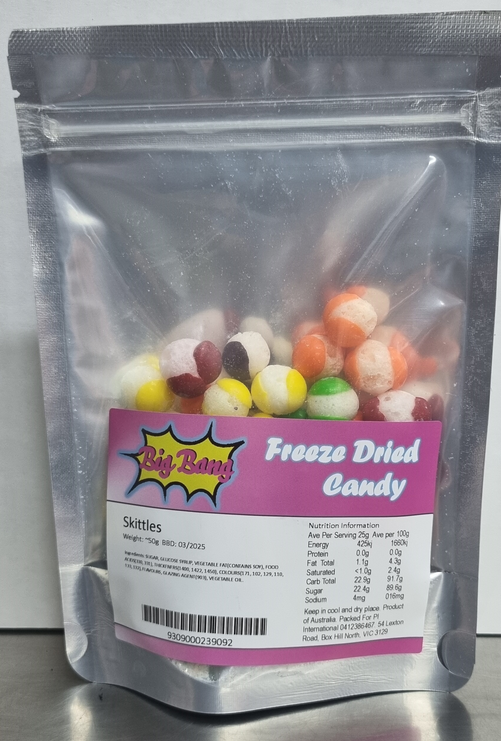 Freeze Dried Skittles 50g