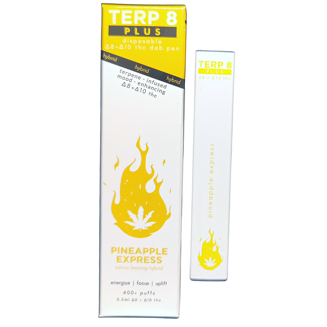 Terp 8 PLUS // Pineapple Express Delta-8 + Delta-10 THC Disposable Dab Pen Terp 8 PLUS // Pineapple Express Delta-8 + Delta-10 THC Disposable Dab Pen
