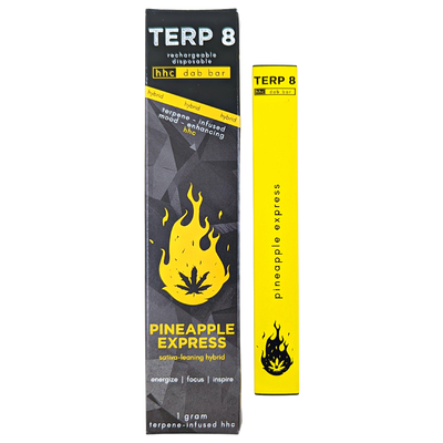 1-Gram Rechargeable Pineapple Express Disposable Delta-8 Dab Pen | Terp 8 has the STRONGEST ...