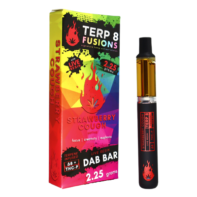 2.25-Gram Strawberry Cough THC-P + Delta-8 Live Resin Disposable Dab ...