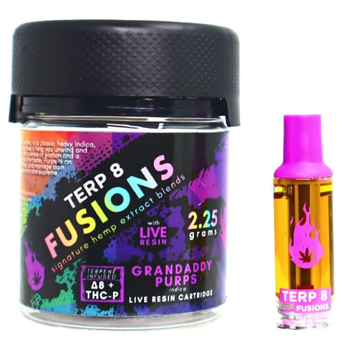 2.25-Gram Grandaddy Purps THC-P + Delta-8 Live Resin Cartridge // Terp ... 2.25-Gram Grandaddy Purps THC-P + Delta-8 Live Resin Cartridge // Terp ...