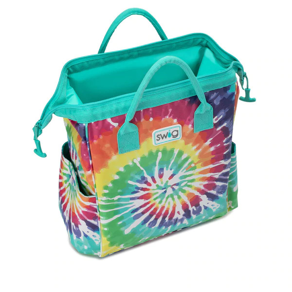 Swig Life Packi Backpack Cooler: Swirled Peace - Off the Racks Boutique