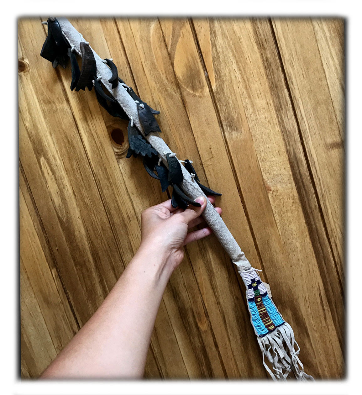 Vintage Sioux Ceremonial Dance Rattle