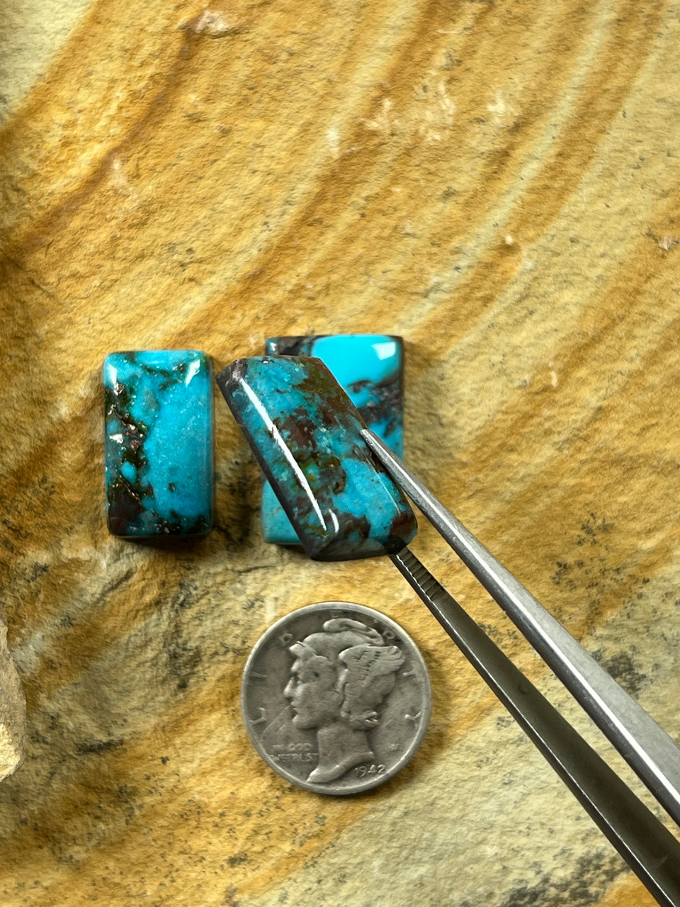 Authentic Bisbee Turquoise Set - Durango Silver Company