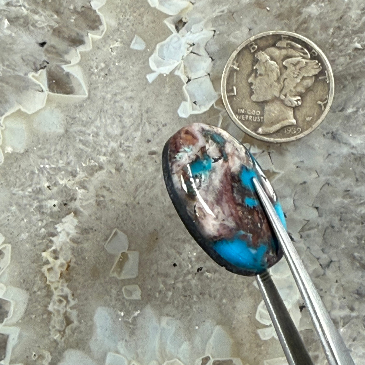 Royal blue Bisbee Turquoise cab