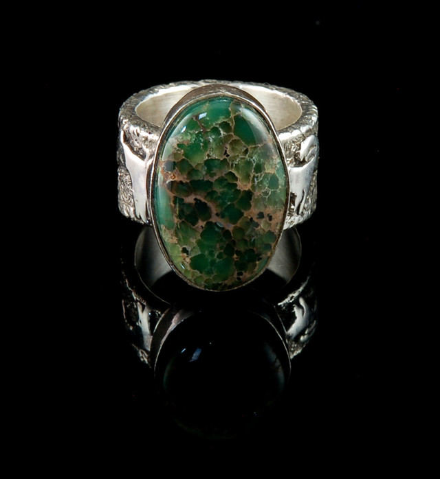 Damele Variscite Rock Art Ring
