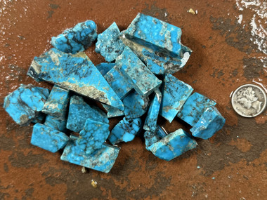 Ithaca Peak cut Turquoise Slabs - Durango Silver Company