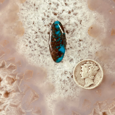 Royal Bisbee Blue Turquoise Cabochon - Durango Silver Company