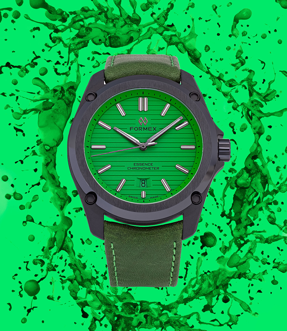 Formex Essence FortyThree Automatic Chronometer "Splash" Jungle Green ...