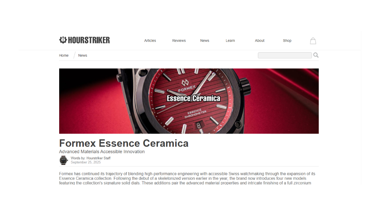 formex-world - Official FORMEX Swiss Made Watches®
