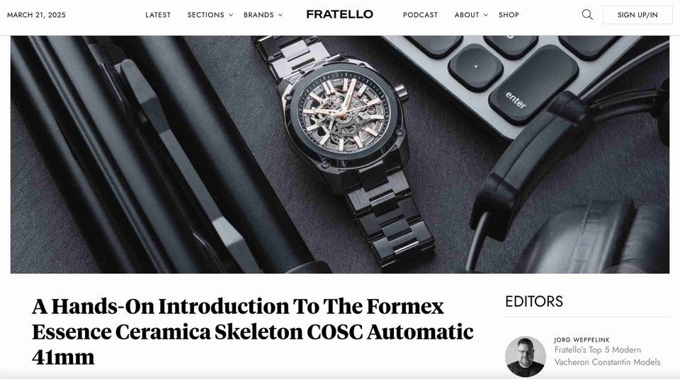 formex-world - Official FORMEX Swiss Made Watches®