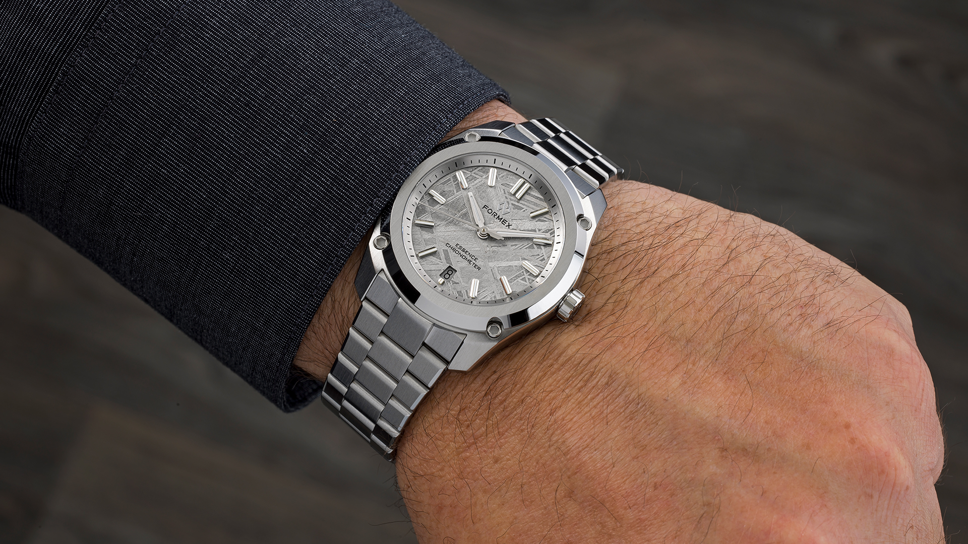 Essence 39mm with Muonionalusta Meteorite Dial - Formex