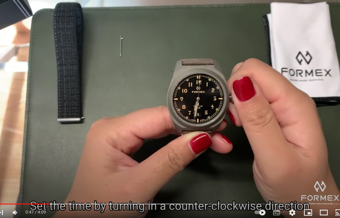 Video Instructions - Formex Field - Official FORMEX Swiss Made Watches®