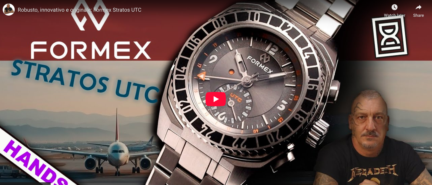 Robusto, innovativo e originale: Formex Stratos UTC - Official FORMEX Swiss Made Watches®