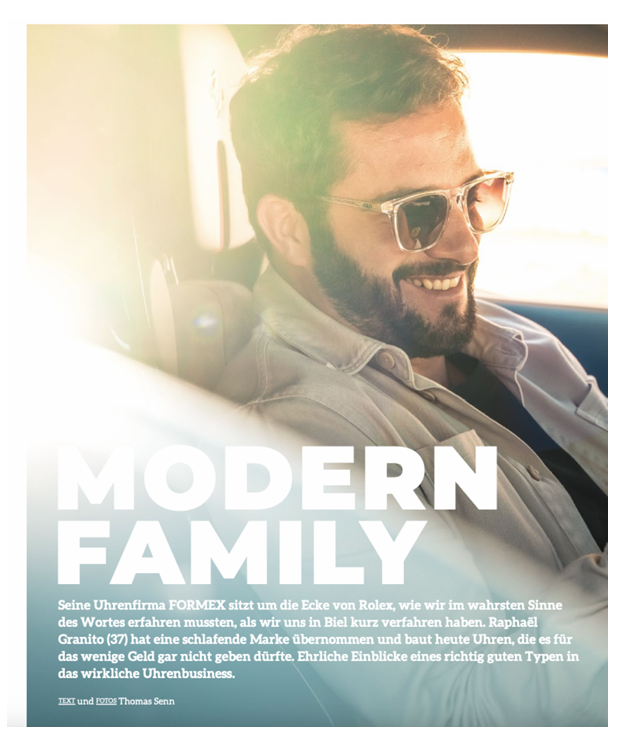 Walter: Modern Family - Official FORMEX Swiss Made Watches®