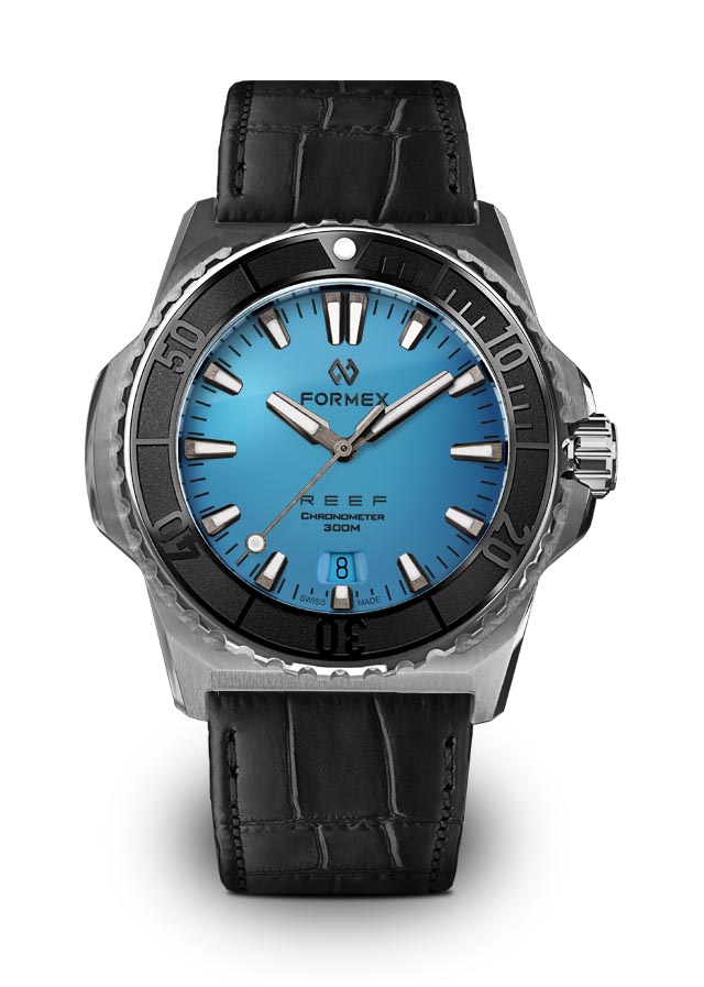 Formex REEF 39.5mm Automatic COSC 300M Bahama Blue