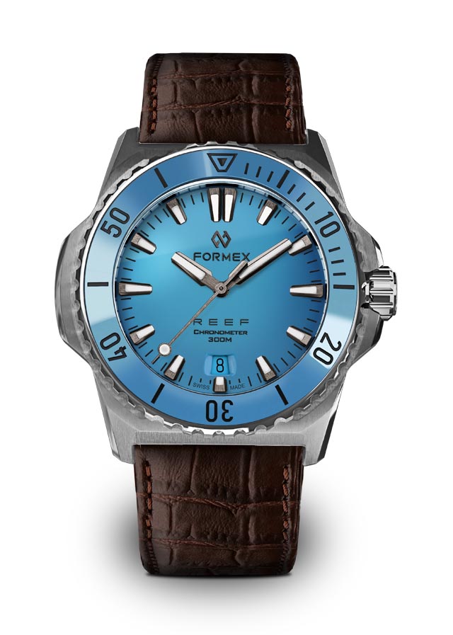 Formex REEF 39.5mm Automatic COSC 300M Bahama Blue