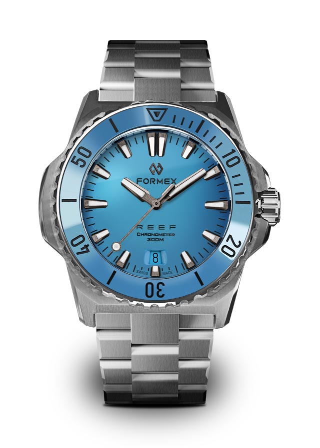 Formex REEF 39.5mm Automatic COSC 300M Bahama Blue