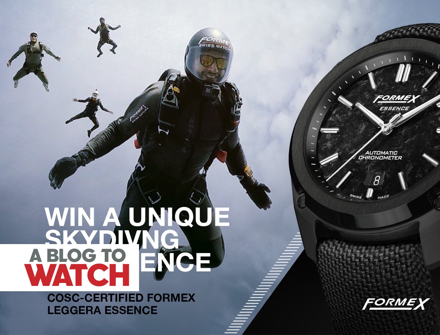 Give-Away: Win a Unique Skydiving Experience - Official FORMEX Swiss ...