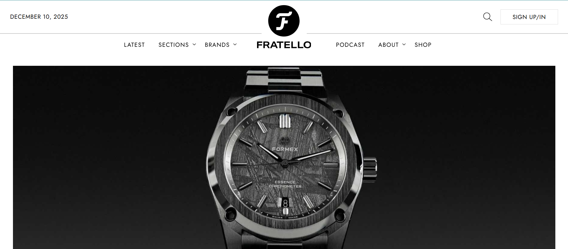Fratello Watches: Formex Doubles Down On Ceramic With The Essence ...
