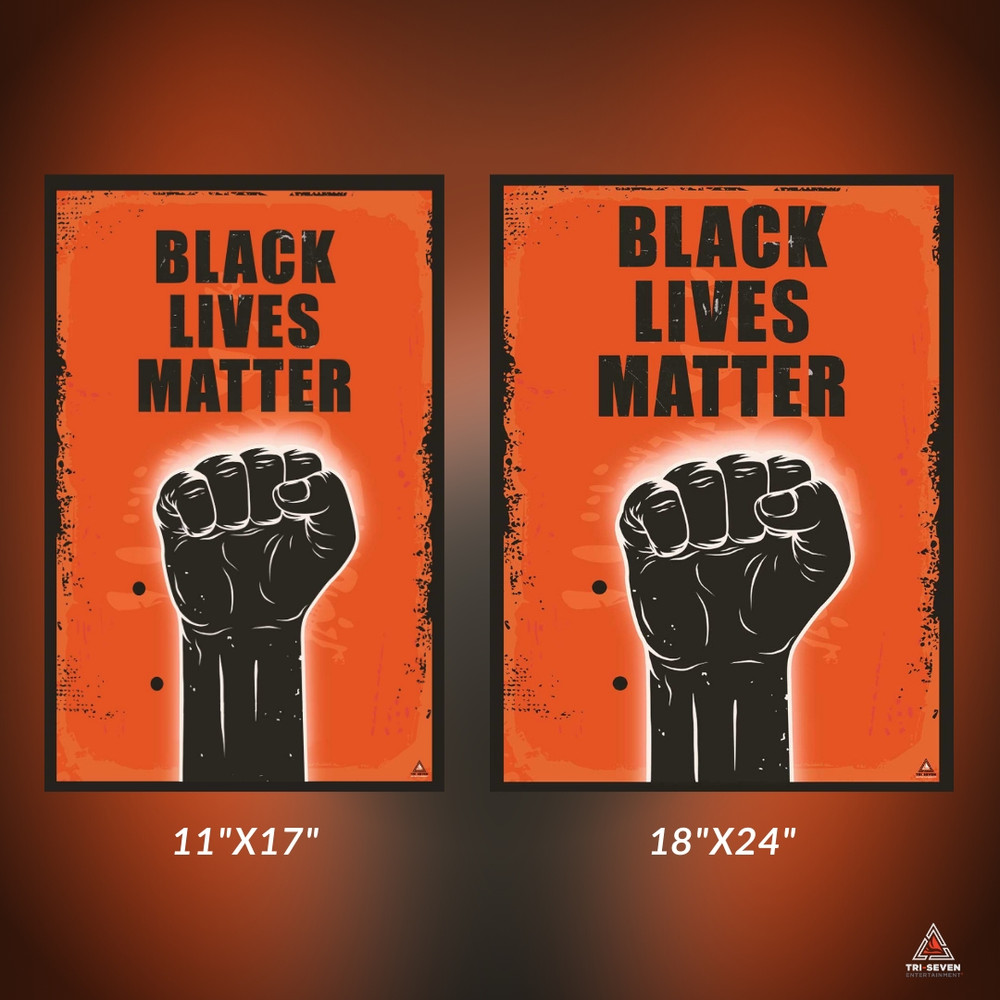Black Lives Matter Poster for Walls Fist Art Print