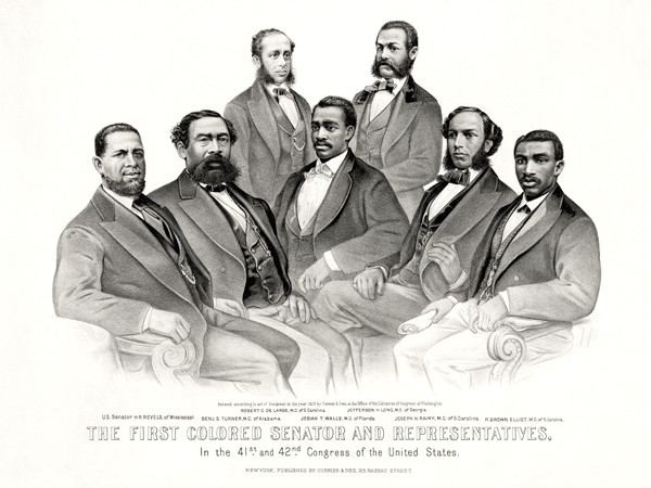 First African American Senator and Representatives Poster ...