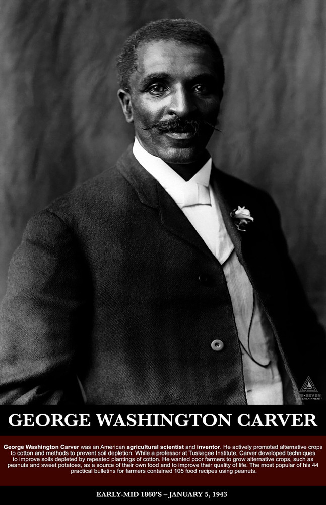 George Washington Carver Poster Black History Print (11x17)