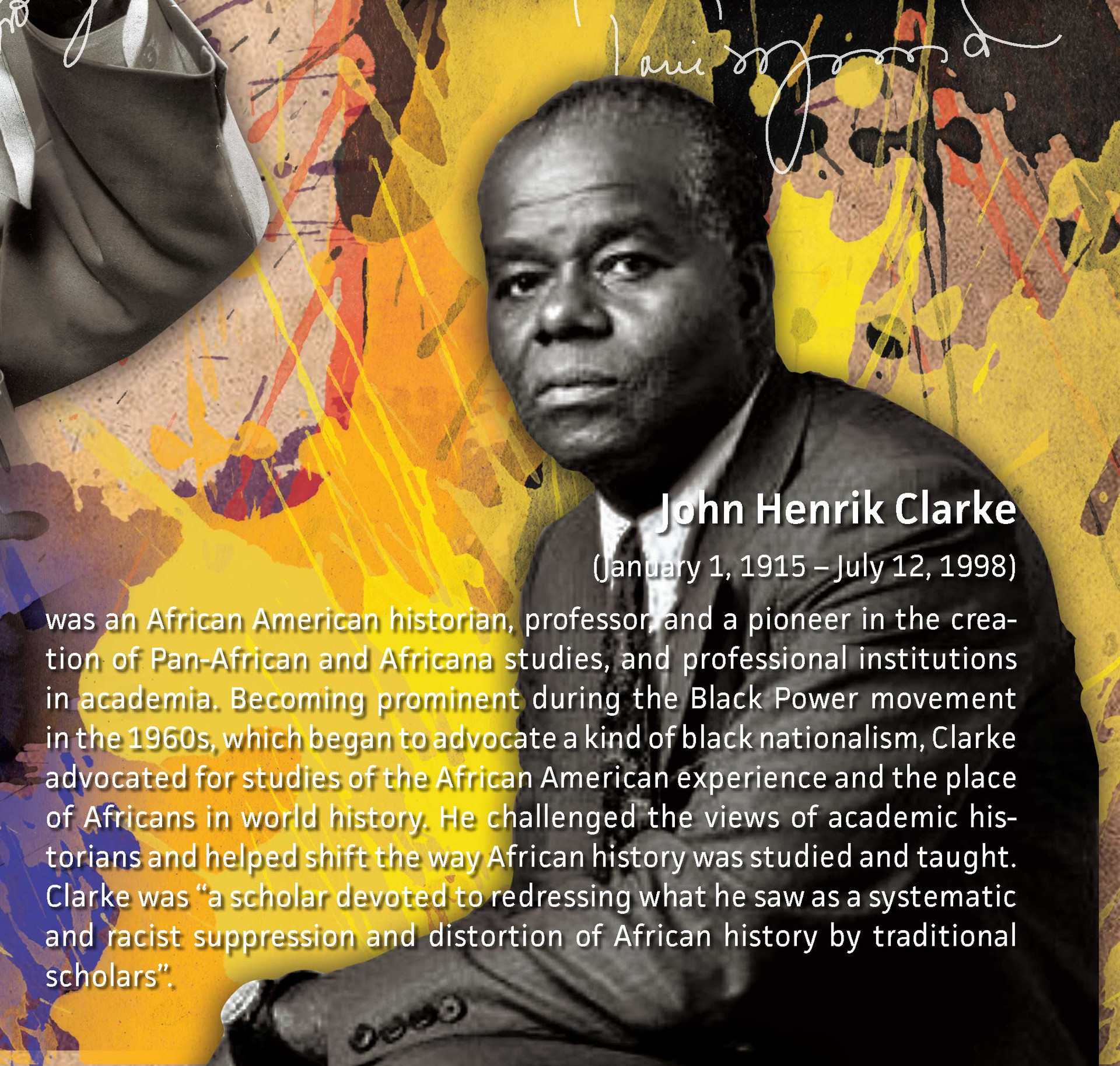 Famous Black History People Poster Series 05 (24x18)
