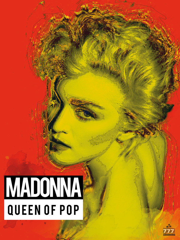 Madonna Poster Queen of Pop Music Art Print (18x24)