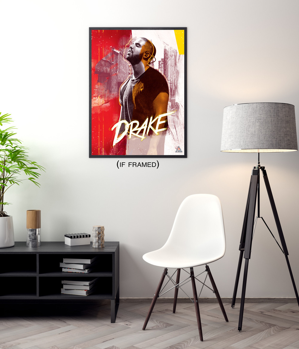 Drake Poster Wall Artwork Print (18x24)