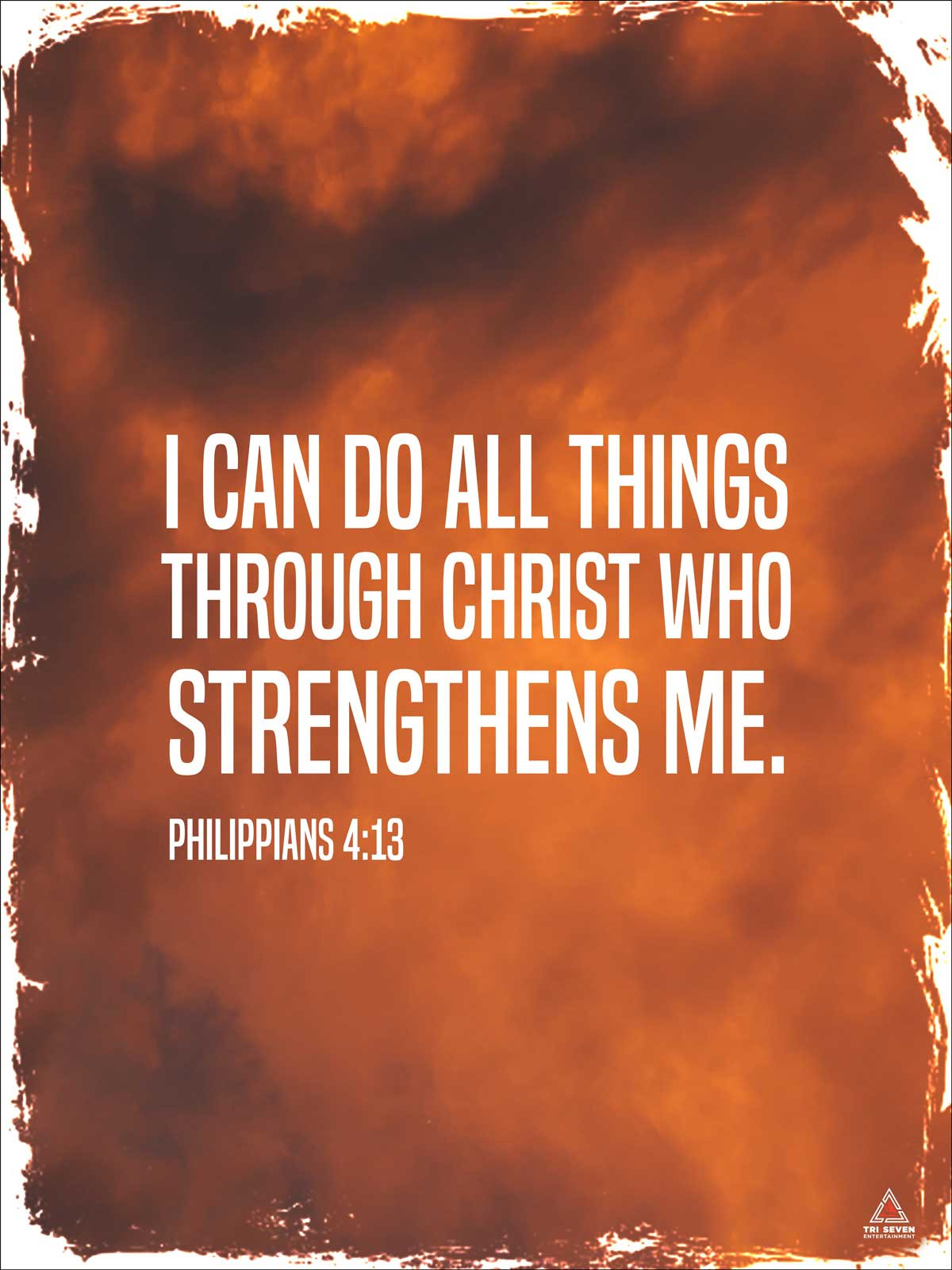 Philippians 4:13 Poster I Can Do All Things Bible Scripture Verse Quote ...