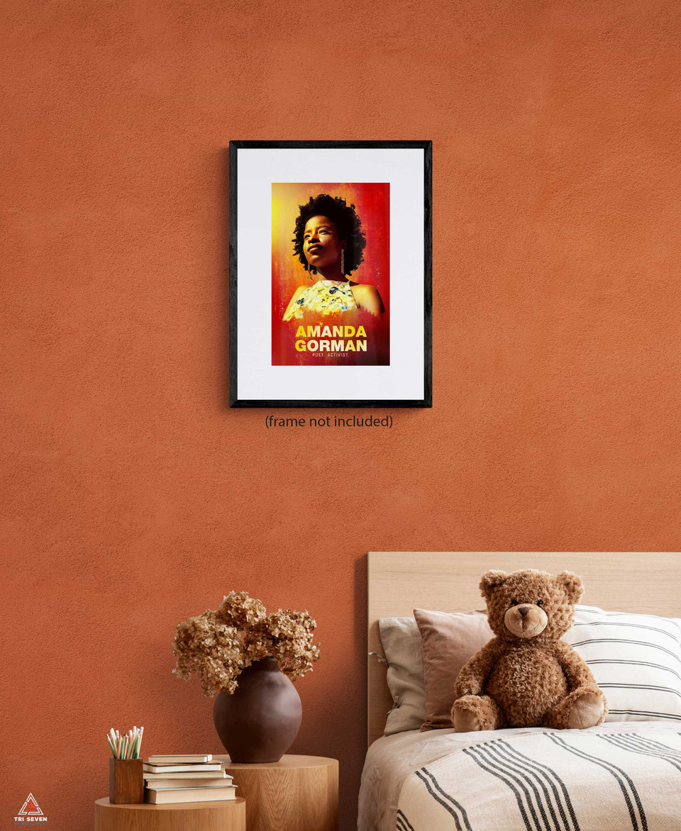 Amanda Gorman Poster Poem Poet Activist Educational Wall Art Print ...