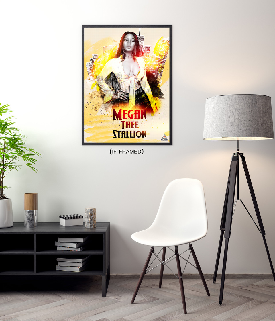 Megan Thee Stallion Poster Wall Art Print (18x24)