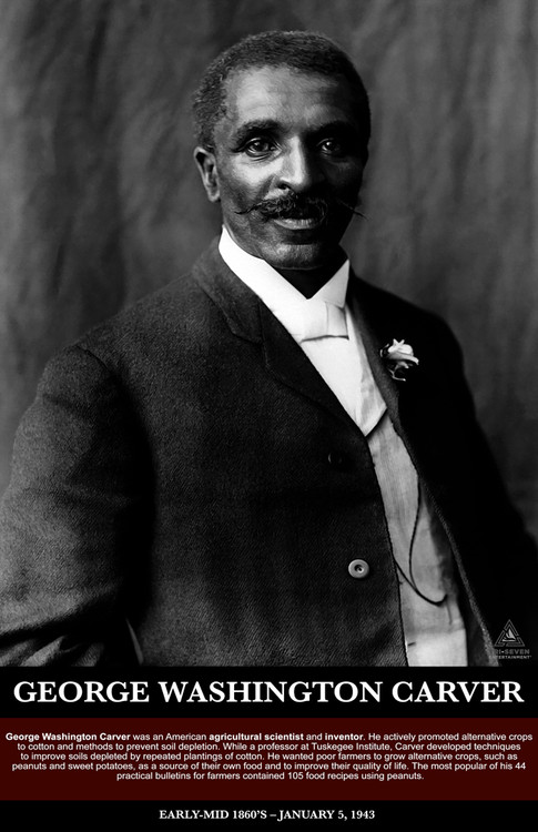 George Washington Carver Poster Black History Print (11x17)