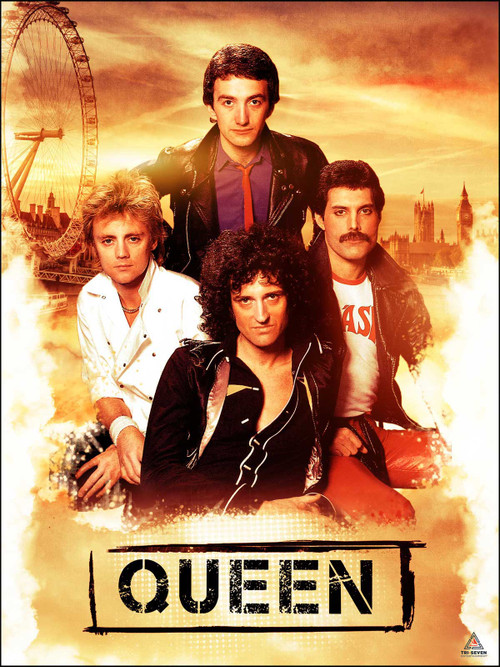 Queen Poster Music Wall Art Print (18x24)