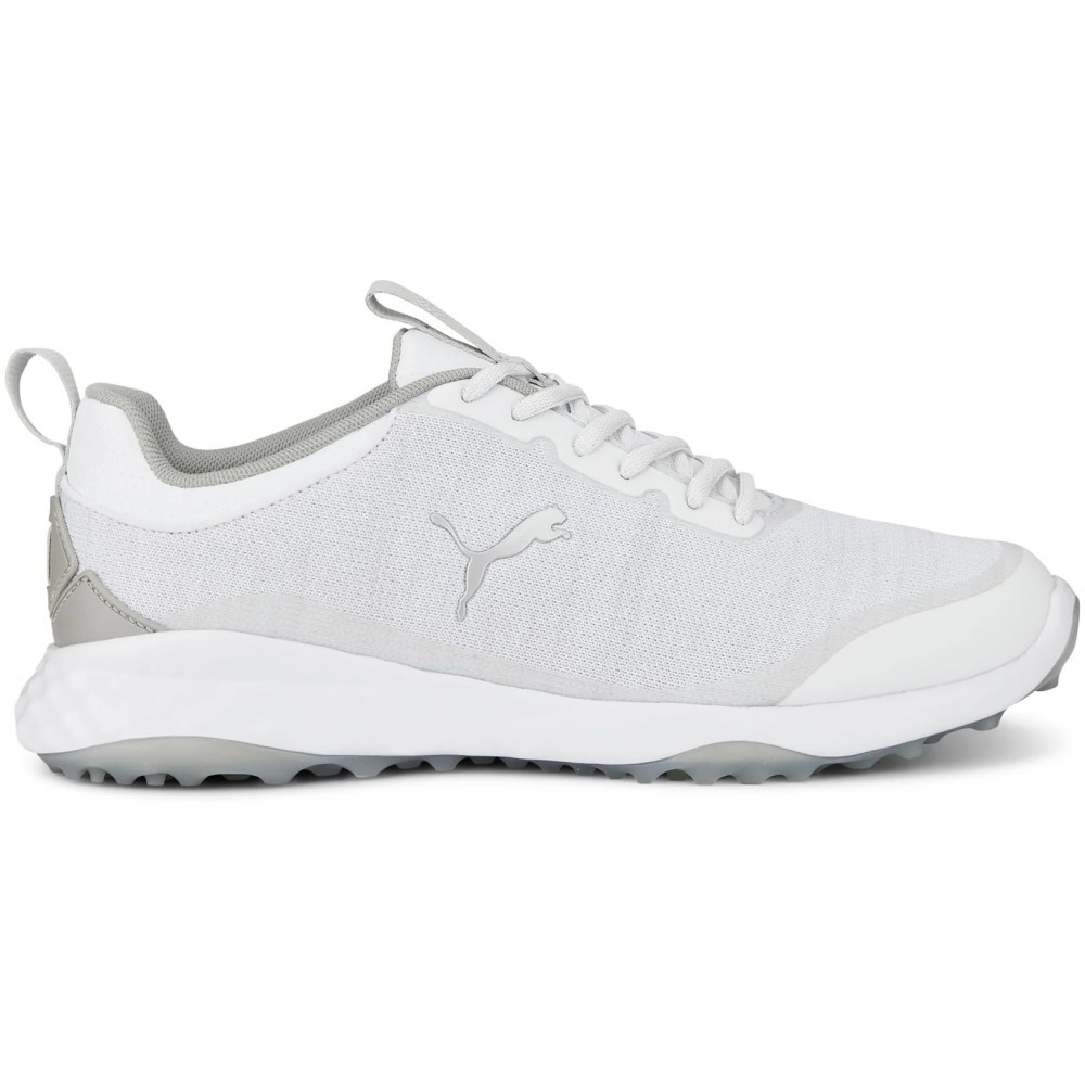 Men's Puma Fusion Pro Golf Shoes - Puma White / Puma Silver / High Rise ...