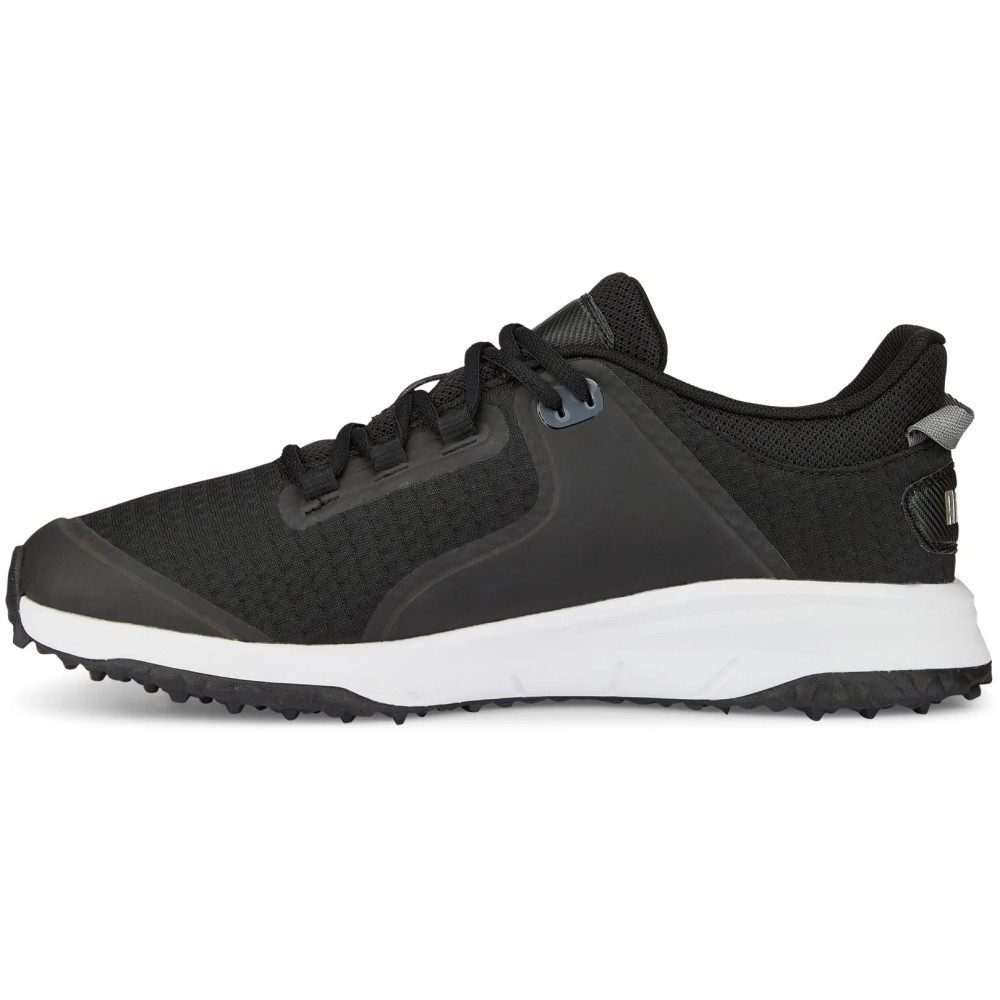 Men's Puma Fusion Grip Golf Shoes - Puma Black / Puma Silver / Quiet ...