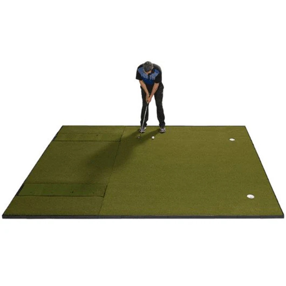 Indoor Golf Shop Fiberbuilt 10' x 12' Double Hitting Combo Golf Mat ...