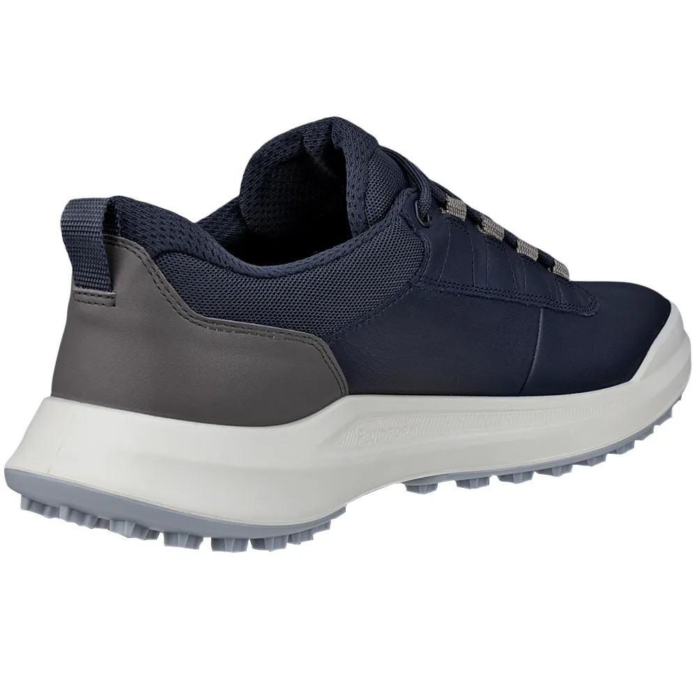 Ecco Men's Golf Core Lace Golf Shoes - Marine/Steel - Maple Hill Golf