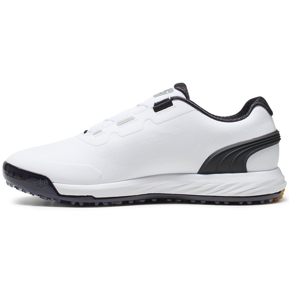 Puma Men's Alphacat Nitro Disc Golf Shoes White/Black/Gum - Maple Hill Golf