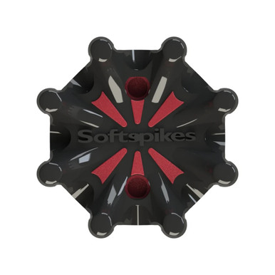 Softspikes Pulsar Metal Thread Golf Shoe Cleats 22ct - Black / Red ...