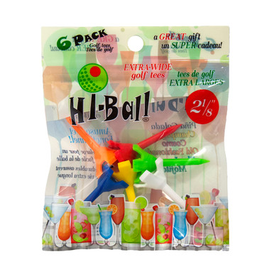 Jef World of Golf Hi-Ball Tees 2 1/8" - Multi - Maple Hill Golf