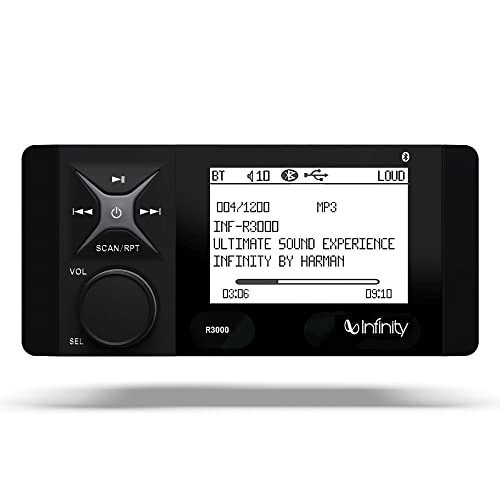 Infinity INF3000 AM/FM/WB, BT5, Aux in, USB Input, 4" Monochromatic LCD ...