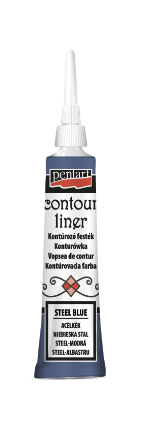 Contour liner 20 ml steel