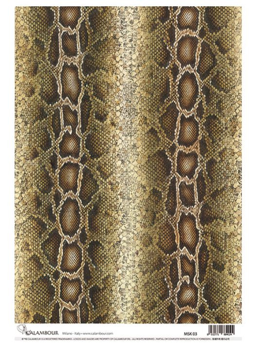 Snake Skin Pattern Stencil