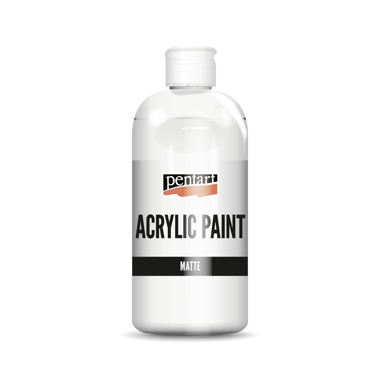 Acrylic paint matte 500 ml white - Decoupage Queen