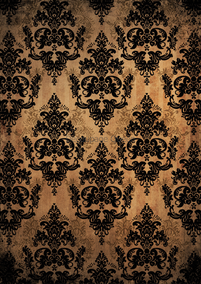 Vellum Paper - Gothic Damask