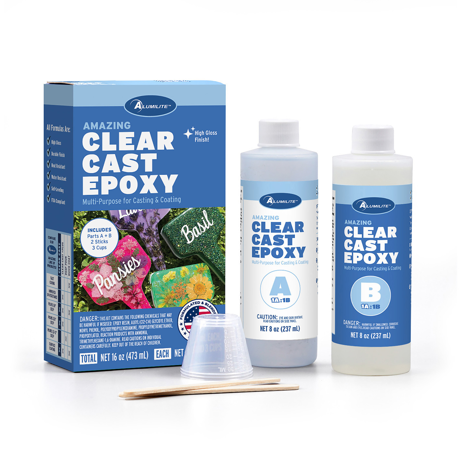 Alumilite Amazing Clear Cast 16oz Kit