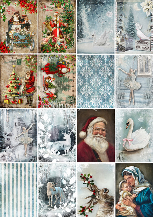 Decoupage Queen Winter Minis Rice Paper